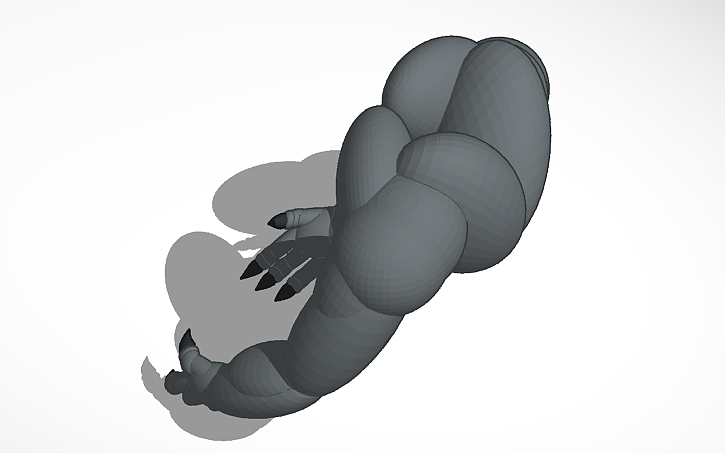 3D design the goliath from evolve stage 2 game fully evolved - Tinkercad
