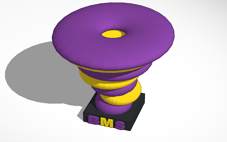 3D design new bms mascot - Tinkercad