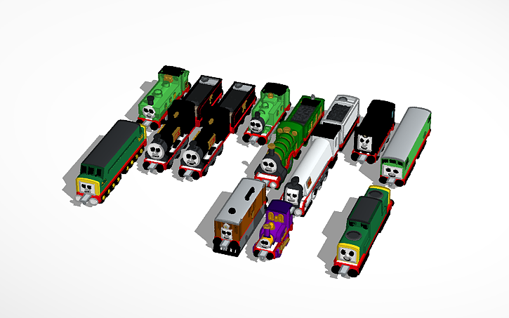 3D design Red Running Boards 1 - Tinkercad