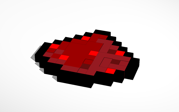 3D design Redstone (Minecraft) - Tinkercad