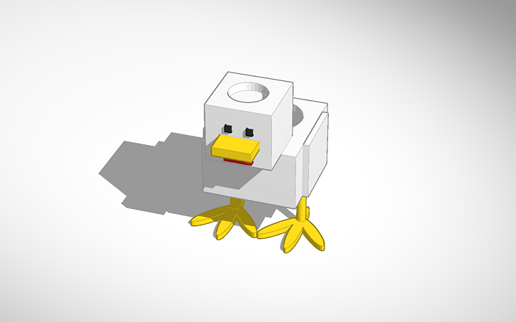 3D design MC Chicken - Tinkercad