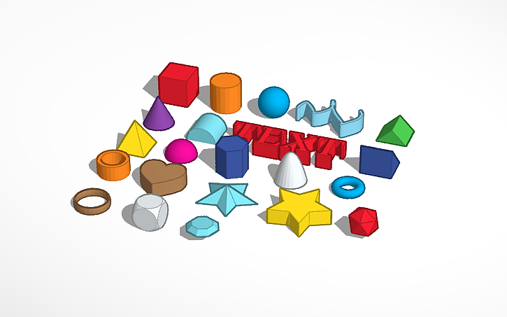3D design all basic shapes - Tinkercad