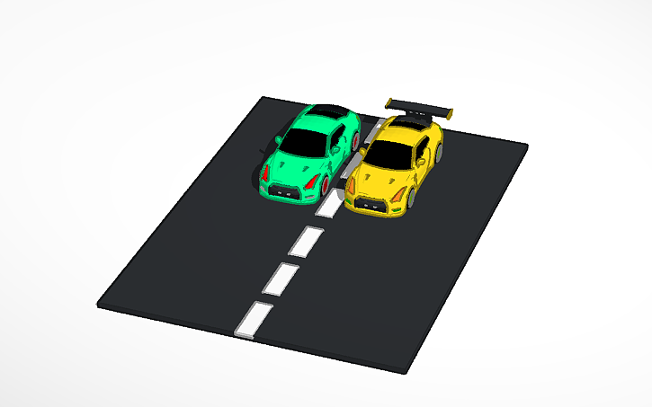 3D design Nissan GT-R R35 - Tinkercad