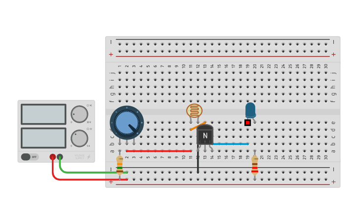 Circuit design censor de luz - Tinkercad