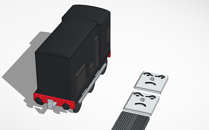 3D design Devious diesel basis/ 0-6-0 diesel locomotive - Tinkercad