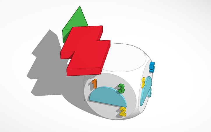 3D design Dice masters Dice - Tinkercad