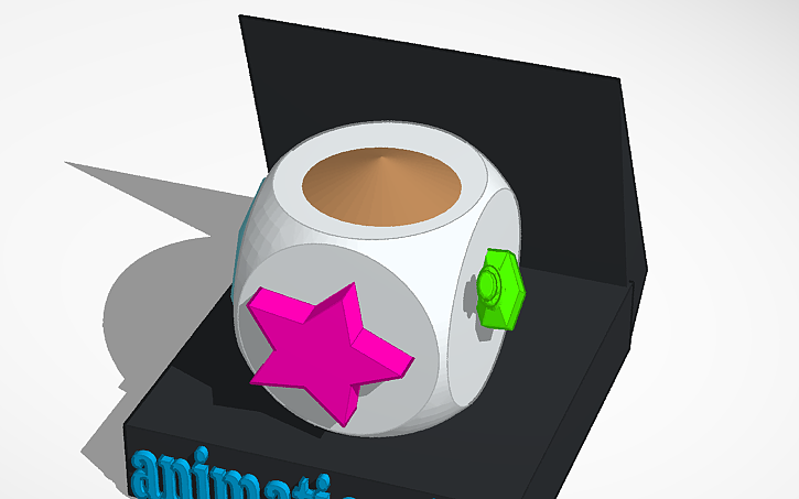 3D design animation die - Tinkercad