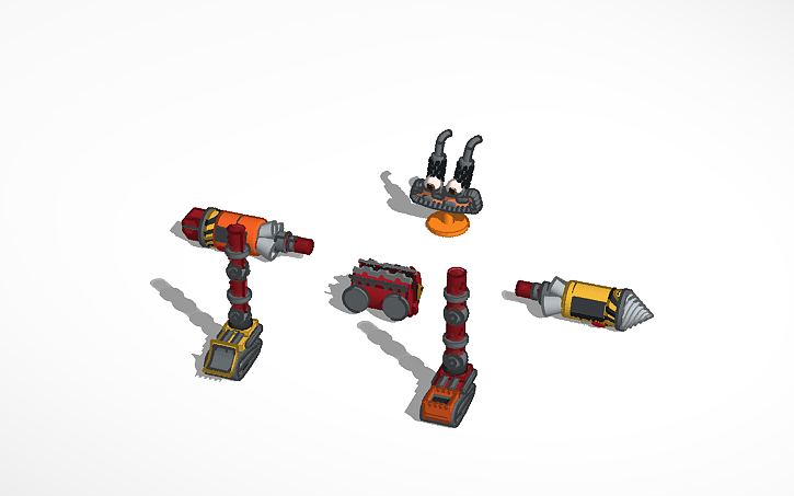 3D design Earth Island epic wubbox (printable and build-able) - Tinkercad