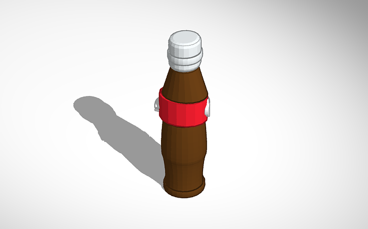 3D design Coke Bottle - Tinkercad