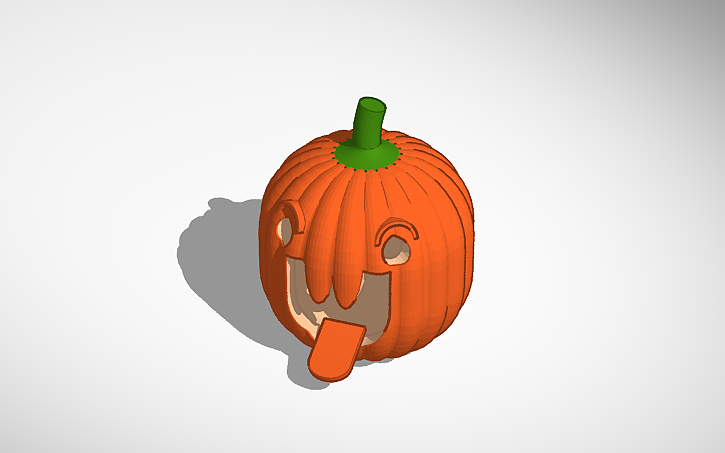 3D design Dumb ahh pumpkin - Tinkercad
