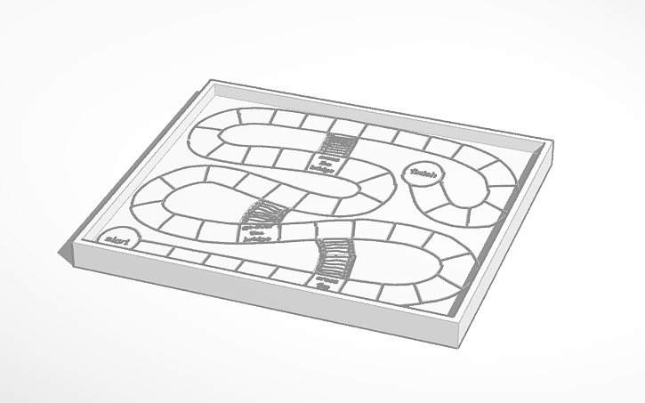 3D design Game of Life Board - Tinkercad