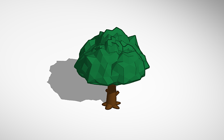 3D design Oak tree - Tinkercad