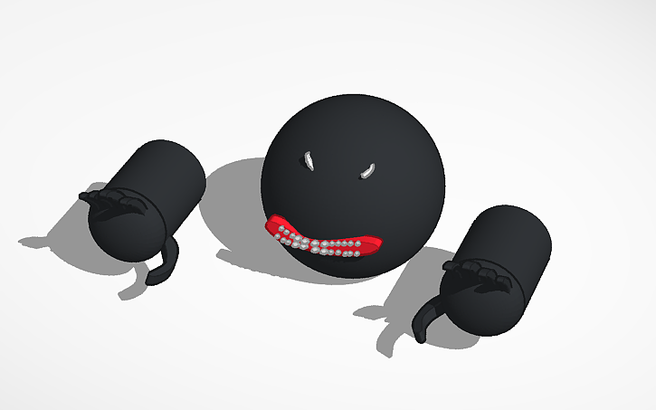 3D design evil scary die of death - Tinkercad