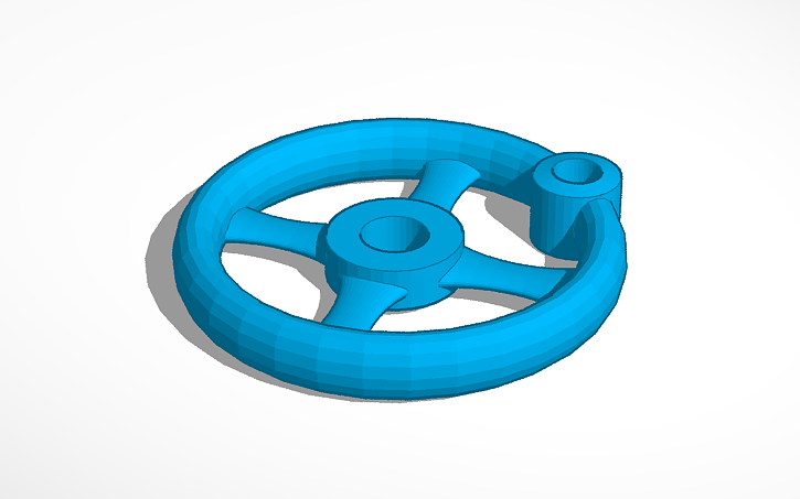3D design Handwheel 1 - Tinkercad