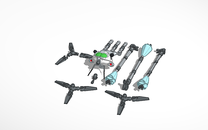 3D design Jeff Wayne Tripod (The Fighting Machine) - Tinkercad
