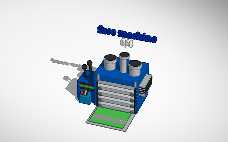 3D design fuse machine - Tinkercad