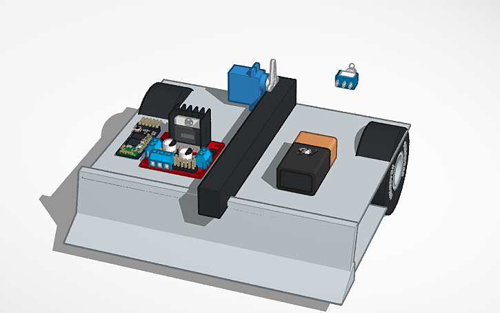 3D design robot sumo - Tinkercad