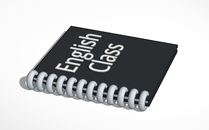 3D design Notebook - Tinkercad