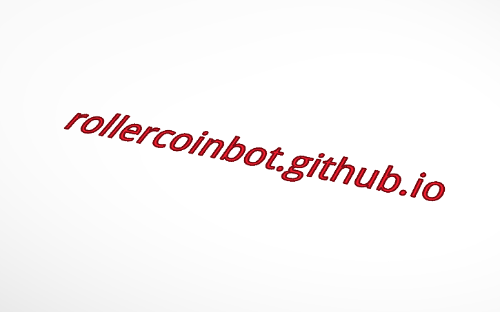 3D design RollerCoin Bot - Tinkercad