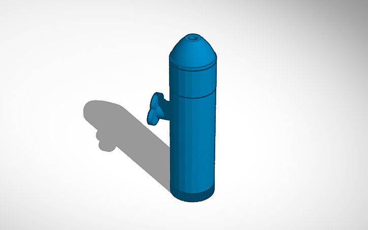 3D design Snuff Bullet - Tinkercad