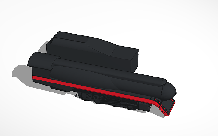 3D design Norfolk and Western 611 J Class Steam Locomotive - Tinkercad