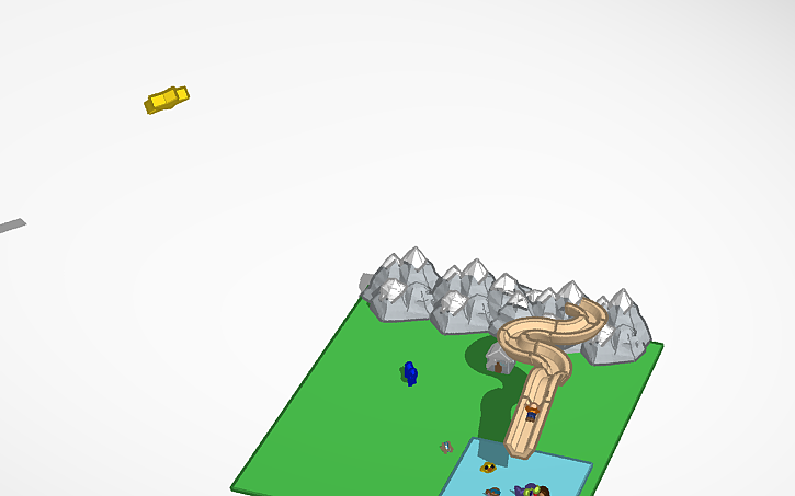 3D design House slide - Tinkercad