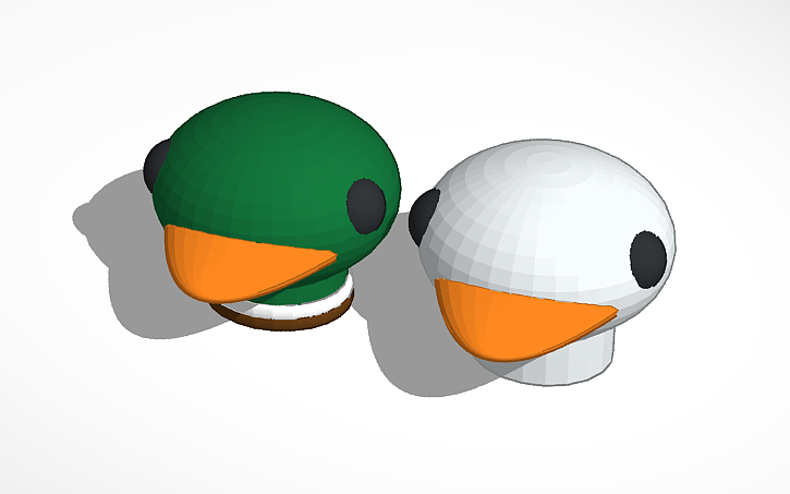 3D design Ducks - Tinkercad