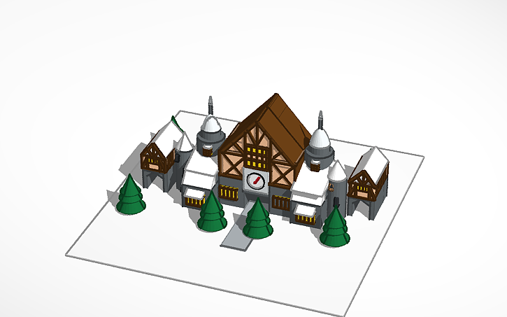 3D design santas workshop - Tinkercad