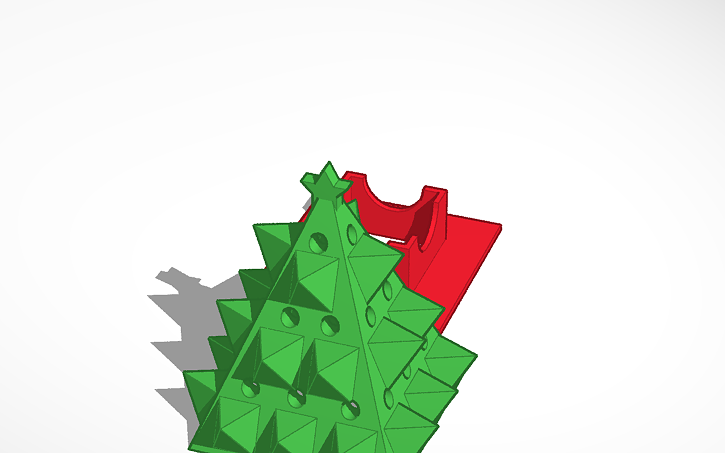 3D design Xmas Tree - Tinkercad