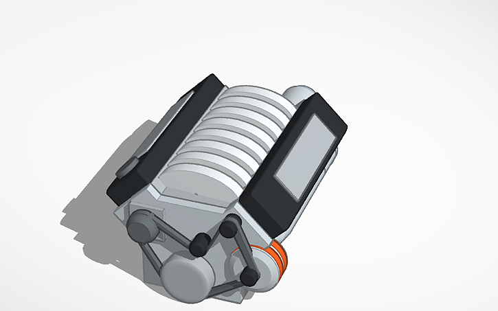 3D design V8 Engine - Tinkercad