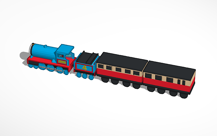 3D design (Updated) Gordon The Express Engine - Tinkercad