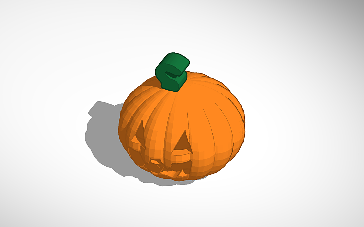 3D design Pumpkin - Tinkercad
