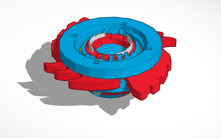 3D design Beyblade design - Tinkercad