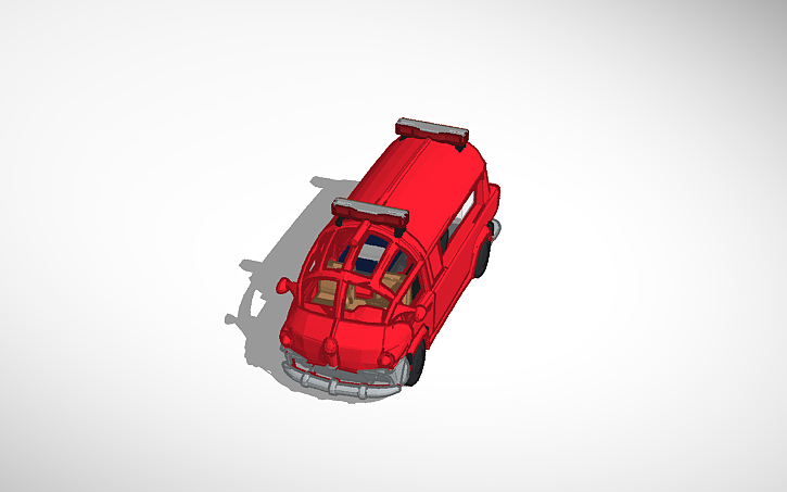 3D design fallout ambulance - Tinkercad