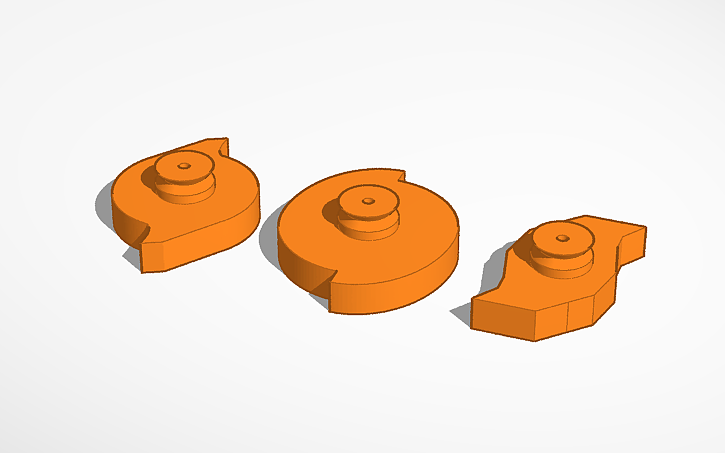 3D design Custom Hexbug BattleBots Bite Force Spinners - Tinkercad