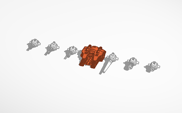 3D design Callisto Super Heavy Weapon Carrier - Tinkercad