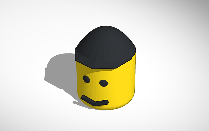 3D design Roblox Face - Tinkercad