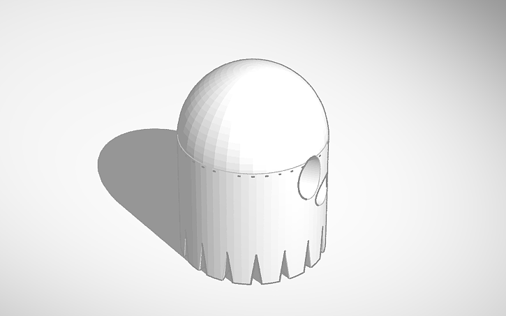 3D design ghost - Tinkercad