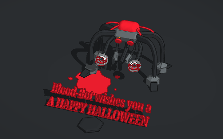 3D design Blood-Bot (view in simlab!) - Tinkercad