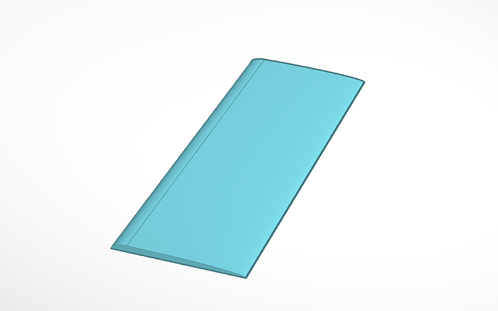 3D design Working plane wing - Tinkercad