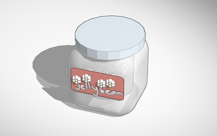 3D design ty jellybean - Tinkercad