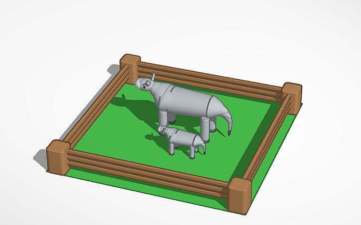 3D design DONKEY - Tinkercad