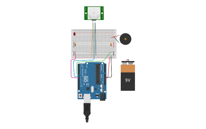 Circuit design Sistema RFID - Uninove - Tinkercad