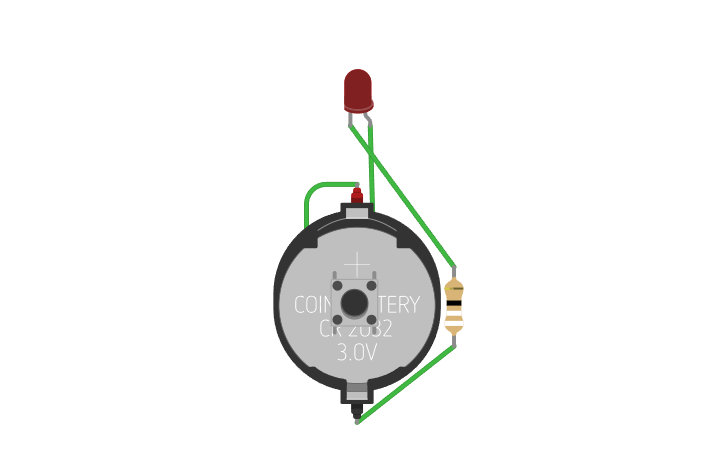 Circuit design Easy Light Example - Tinkercad