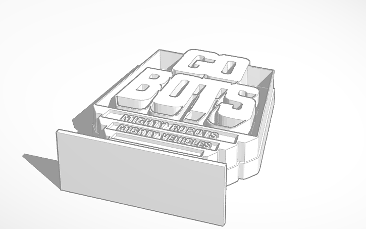3D design GoBots Logo - Tinkercad
