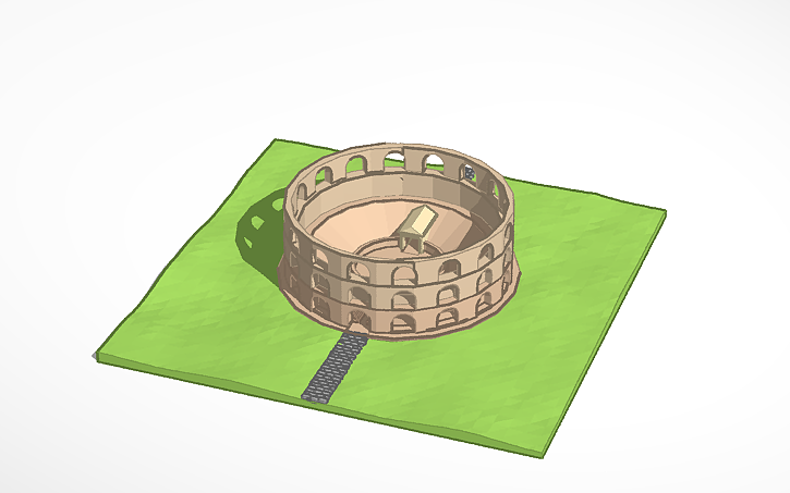 3D design Colosseum - Tinkercad