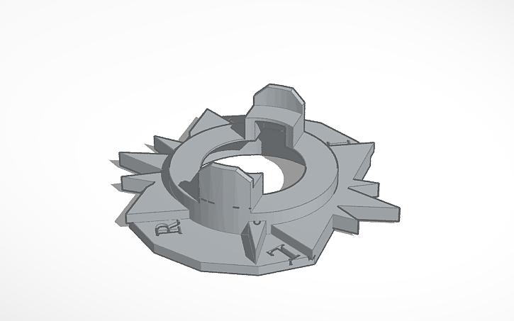 3D design Beyblade KOU disc for Lucifer the End - Tinkercad