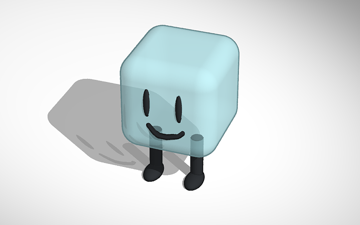 3D design Ice Cube(BFDI) - Tinkercad