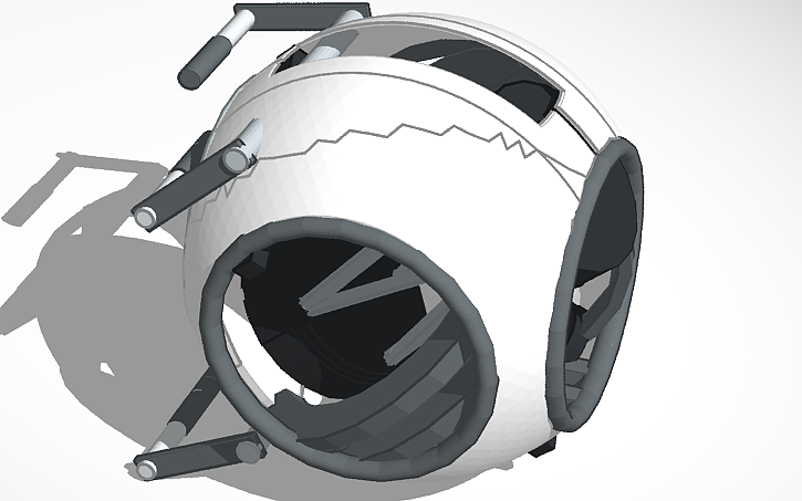 3D design broken core - Tinkercad