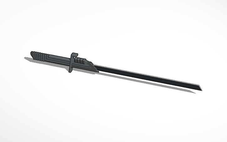 3D design The Darksaber (with blade) - Tinkercad